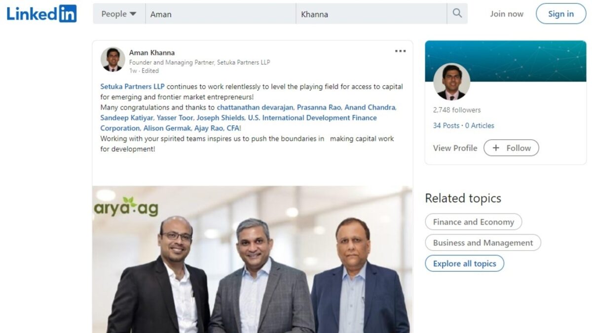 MEDIA – Setuka Partners LLP